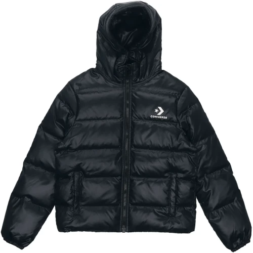 Converse Fill Puffer Winter Down Jacket Men's Black Converse Цвет ...